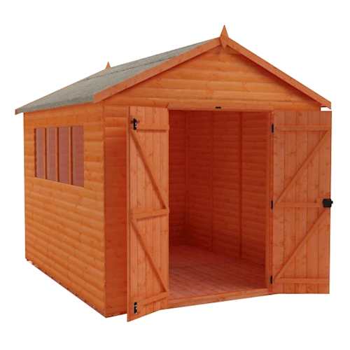 HD Loglap Apex Workshop Shed – Deeside Log Cabins